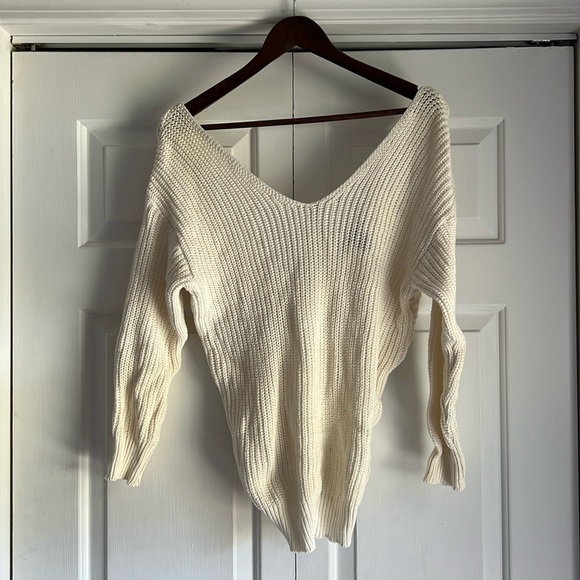 Forever 21 | Sweaters | Twisted Back Sexy Sweater | Poshmark